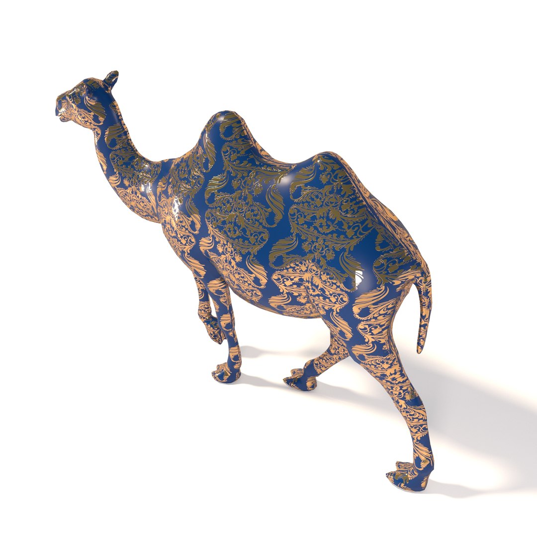 Ceramic Camel Model - TurboSquid 1891347