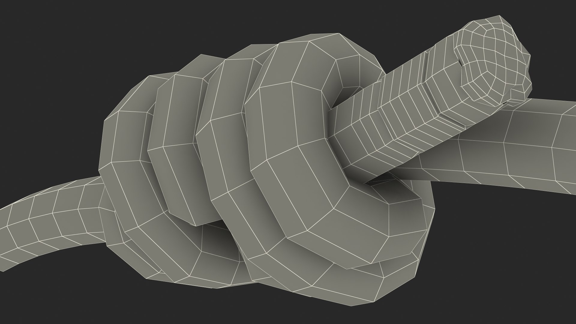 Free 3D Double Fisherman Bend Knot - TurboSquid 1648650