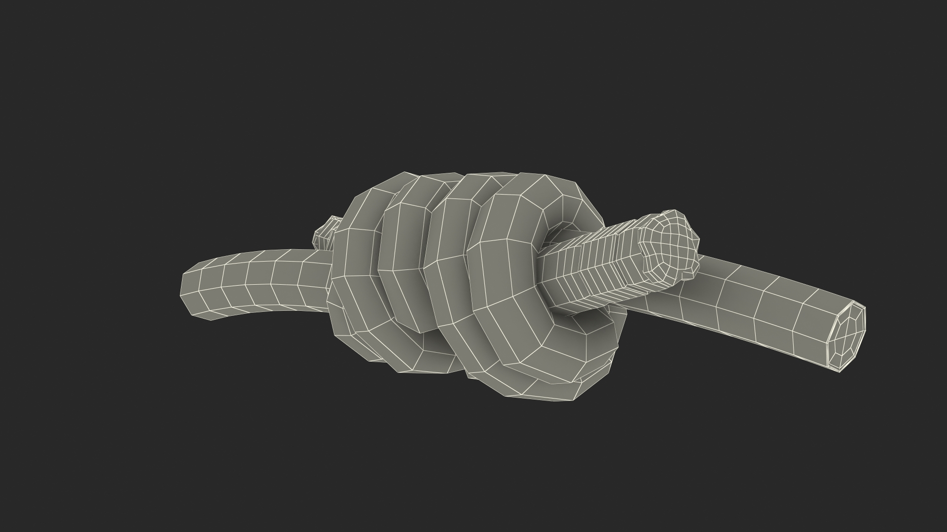 Free 3D Double Fisherman Bend Knot - TurboSquid 1648650