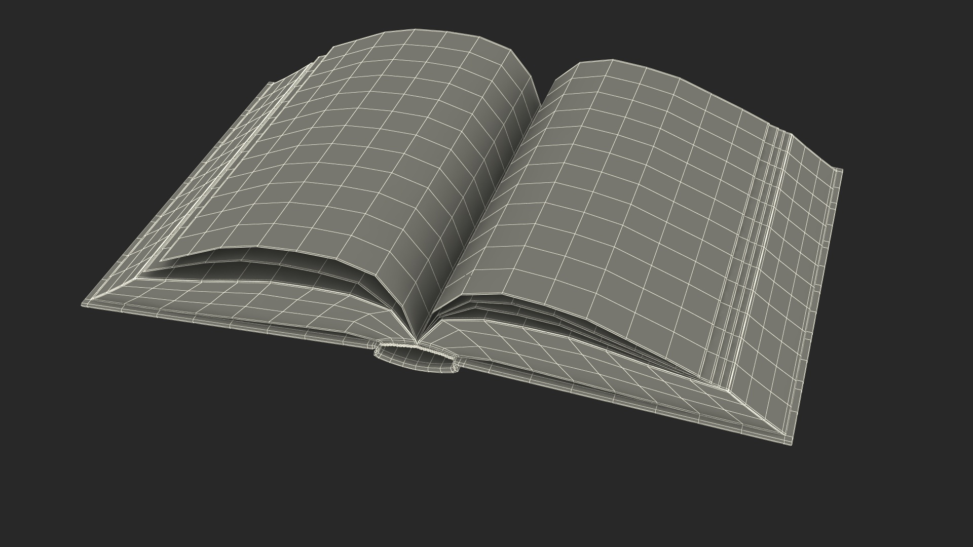 3D Model Open Hardcover Book English Text Red - TurboSquid 2246343