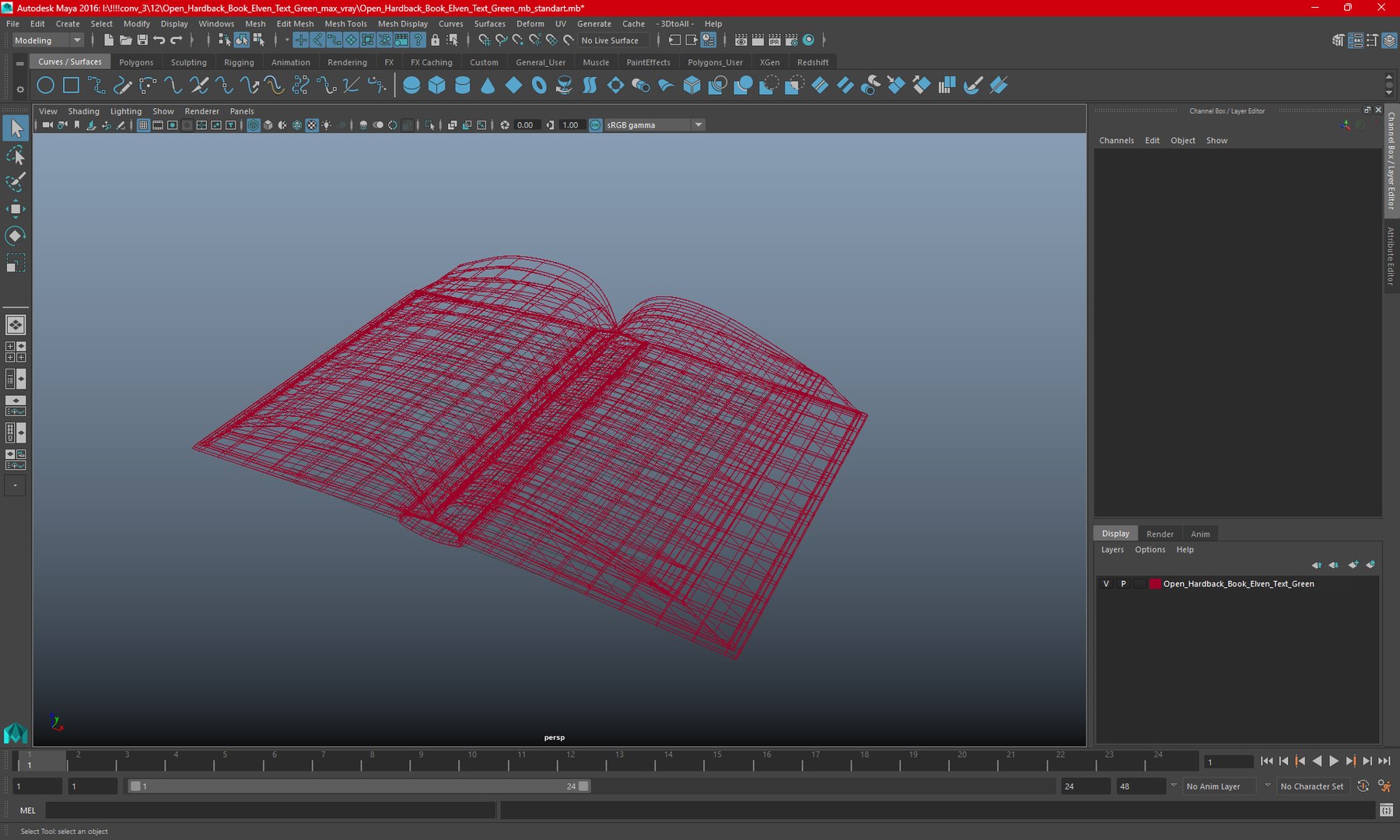 3D Model Open Hardcover Book English Text Red - TurboSquid 2246343