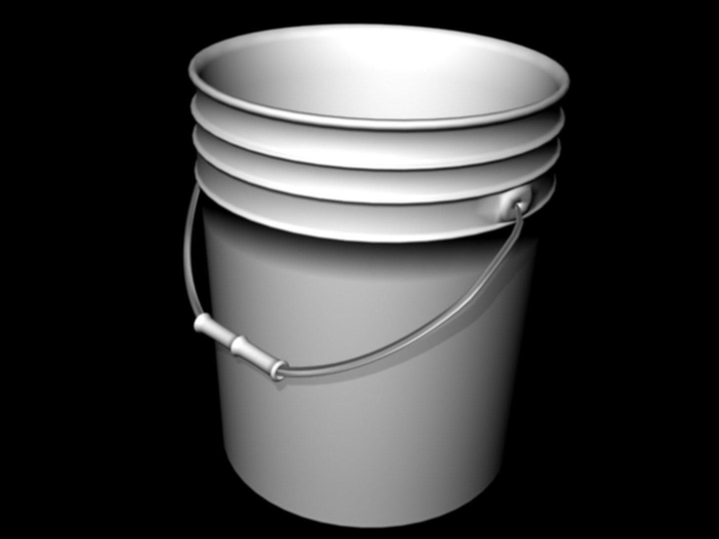 3d Model Bloody Bucket Blood