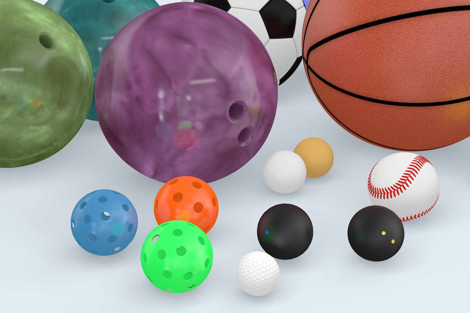 3D Sport Balls Model - TurboSquid 2201791