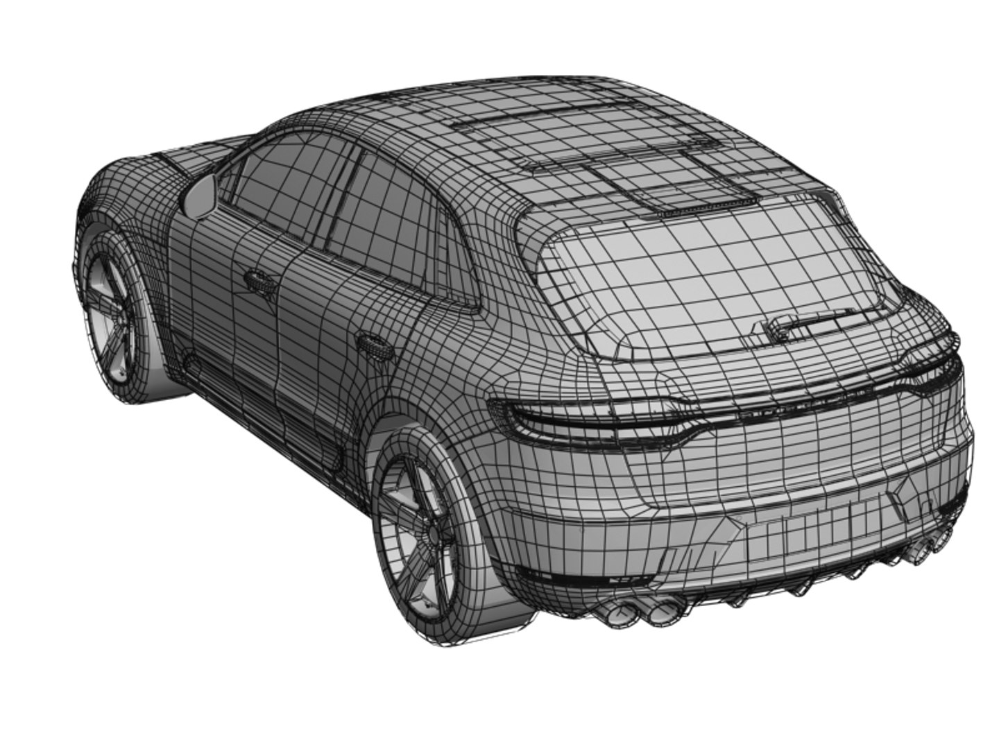 Porsche macan 3D model - TurboSquid 1581518