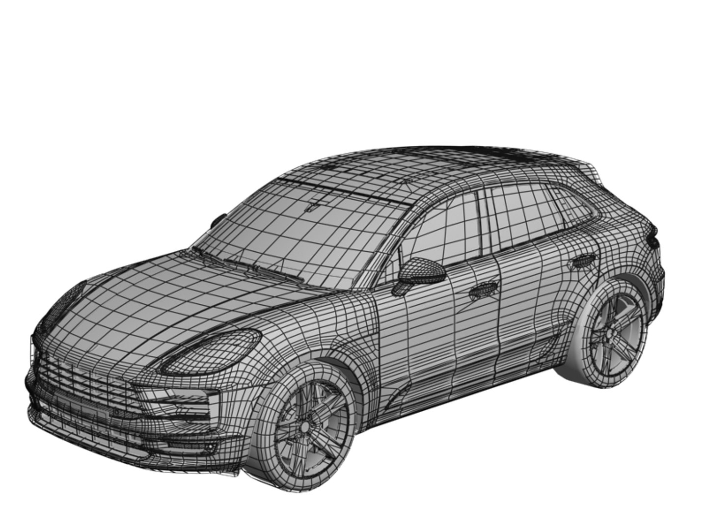 Porsche macan 3D model - TurboSquid 1581518