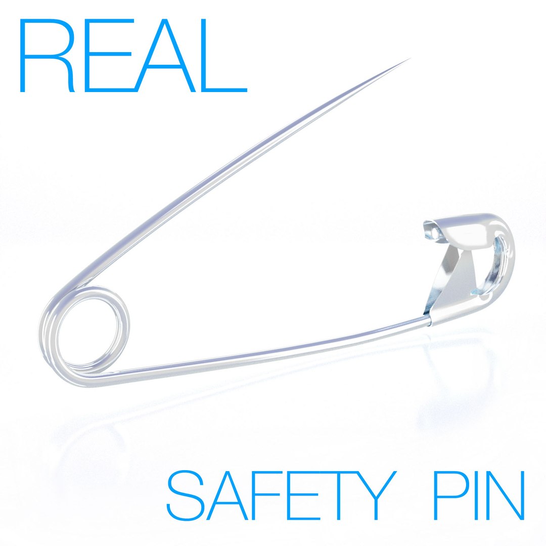 safety pin 3d model