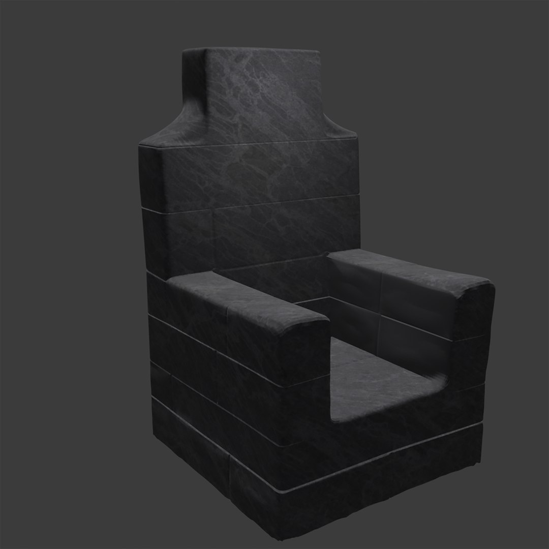 Stone Throne 3D model - TurboSquid 2183180