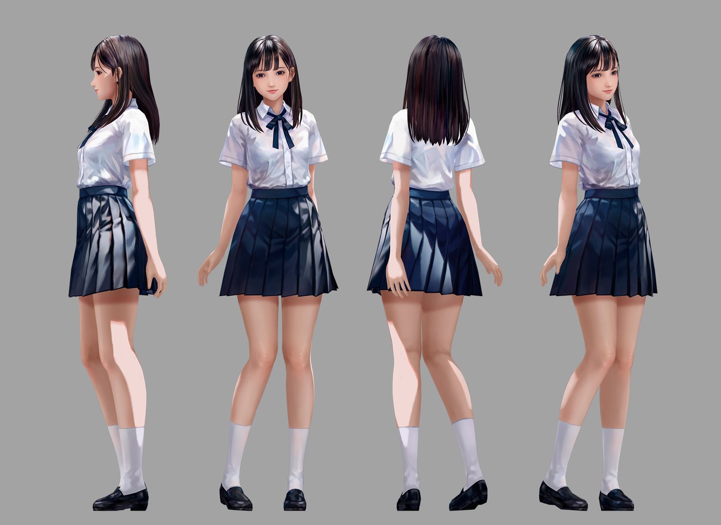 3D stylized female character model - TurboSquid 2163806