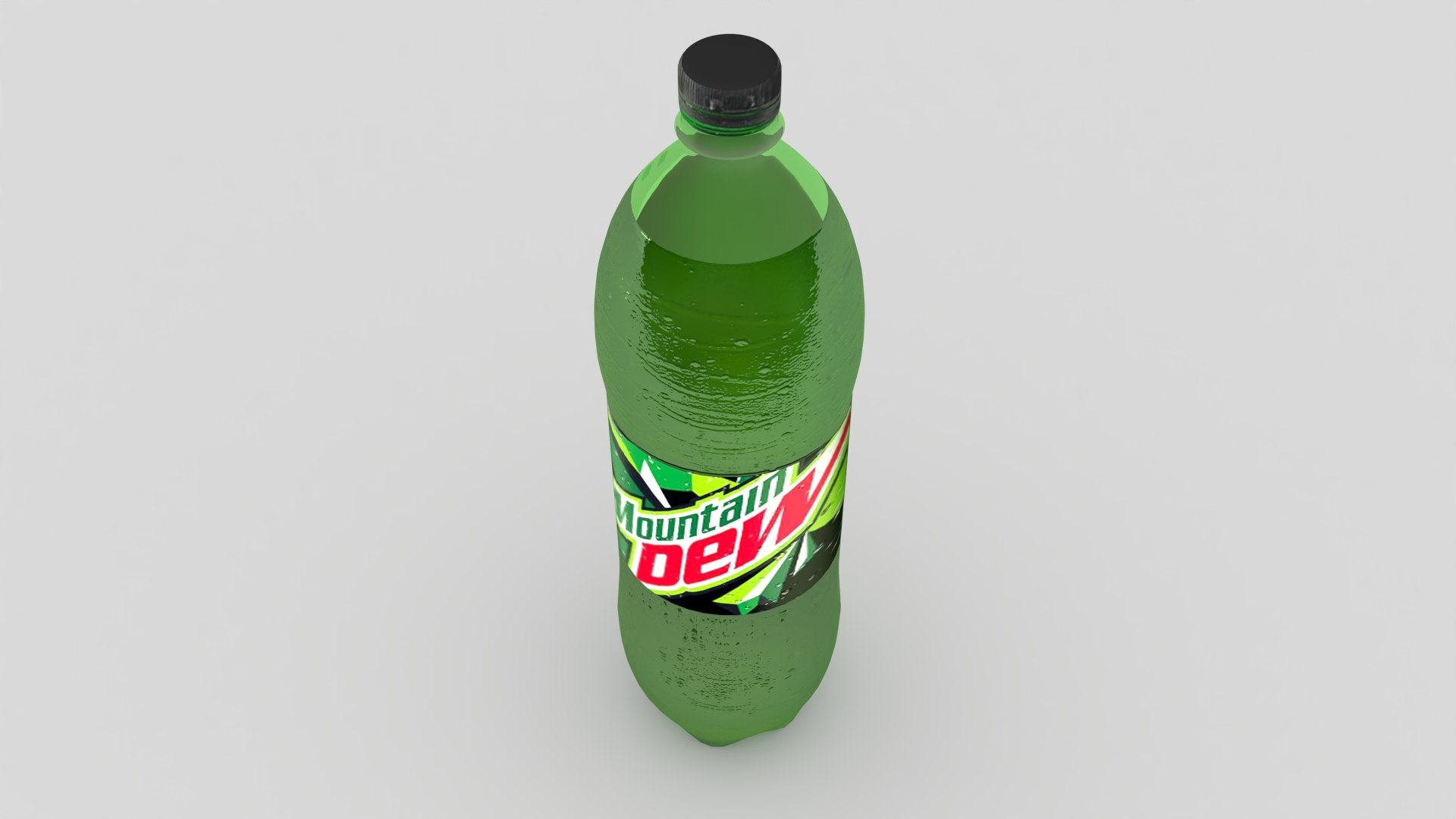 Mountain Dew 1 Liter Bottle 3D Model - TurboSquid 2026633