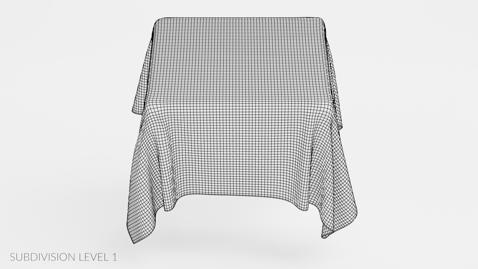 Table cloth tablecloth 3D model - TurboSquid 1507183