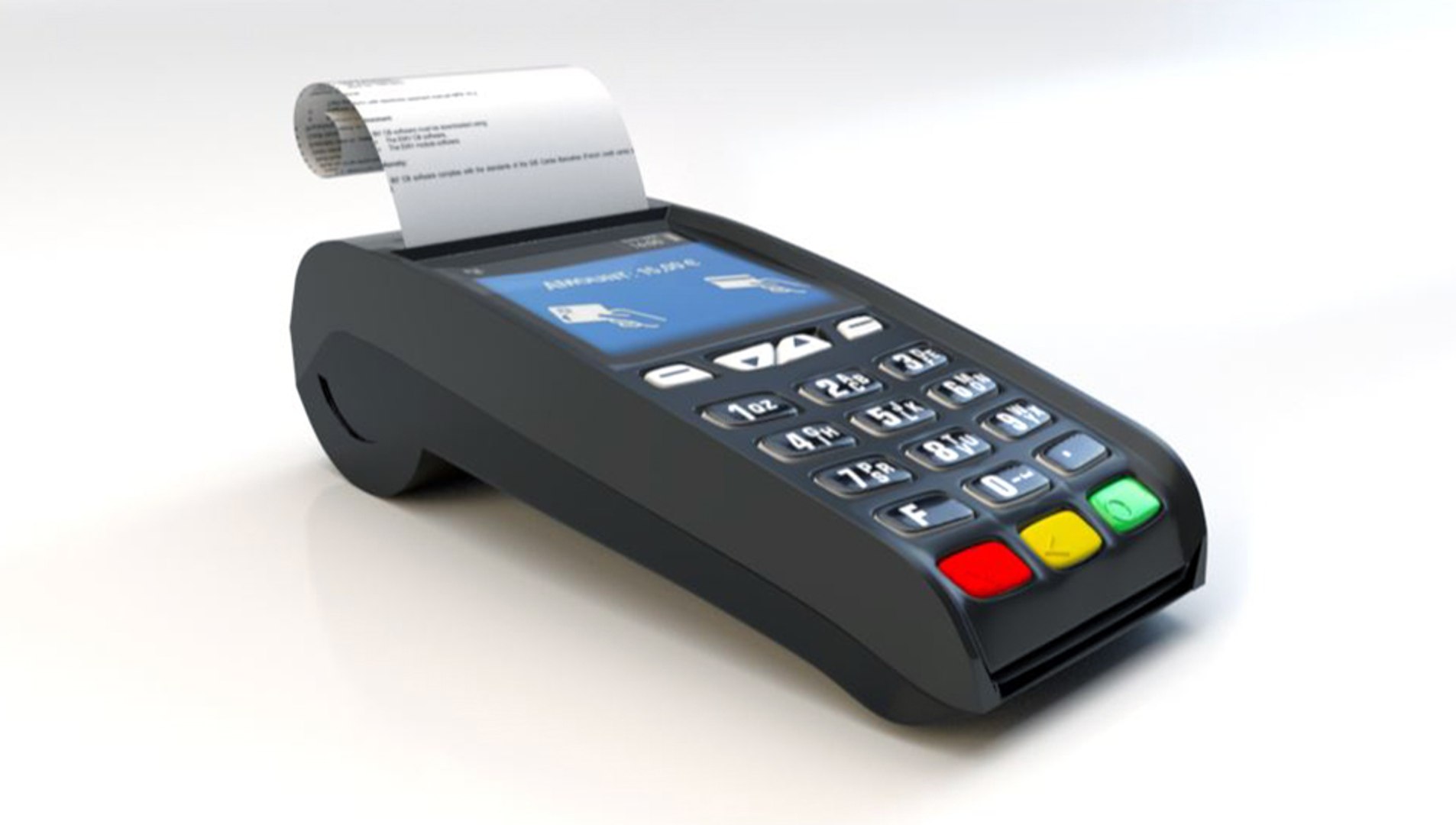 3D model credit card terminal - TurboSquid 1331058
