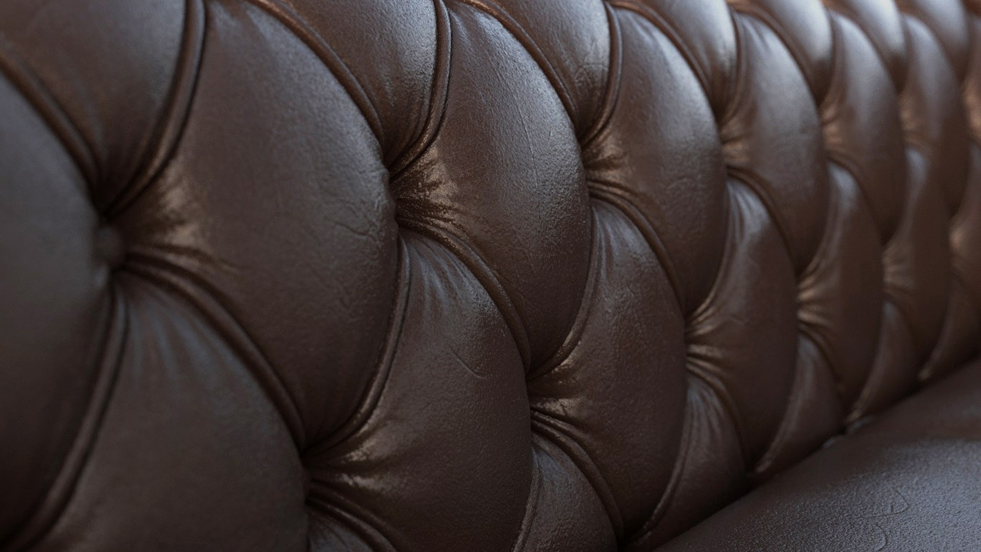3D Model Chesterfield Couch Sofa - TurboSquid 2021659