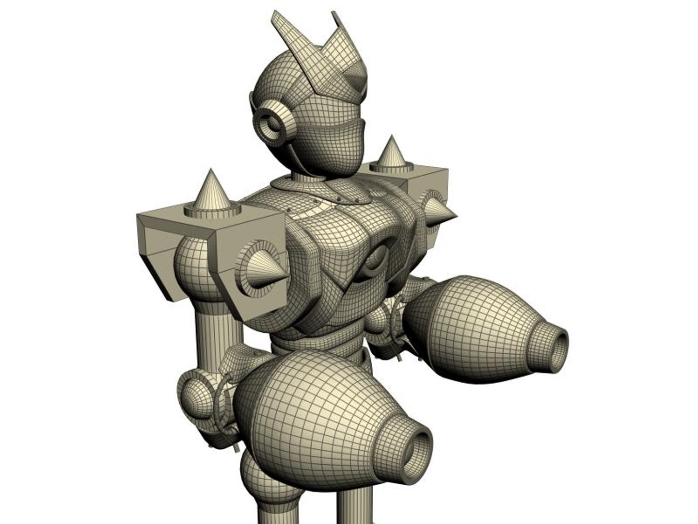 Striker Robot 3d Max