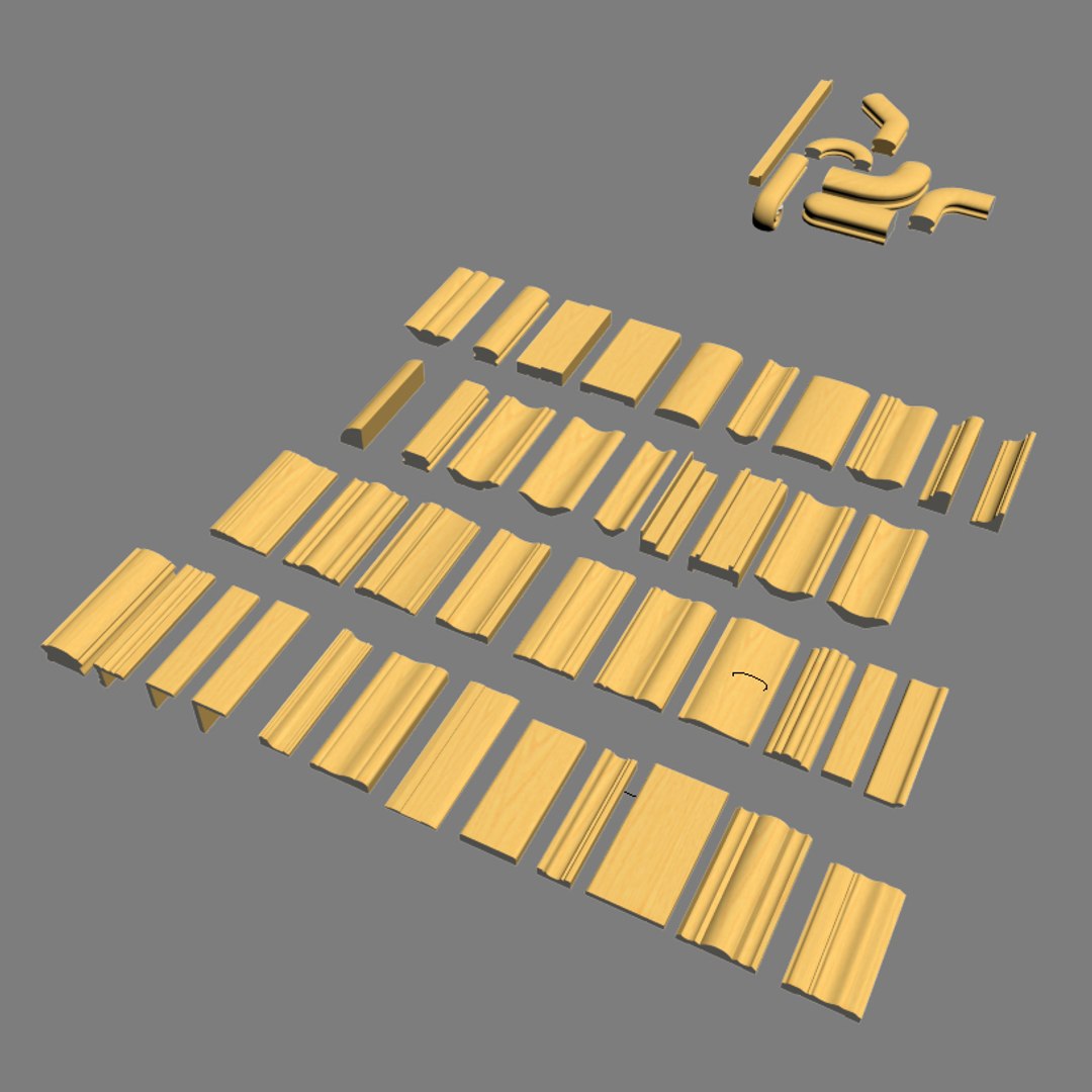 3d Wooden Elements Wood