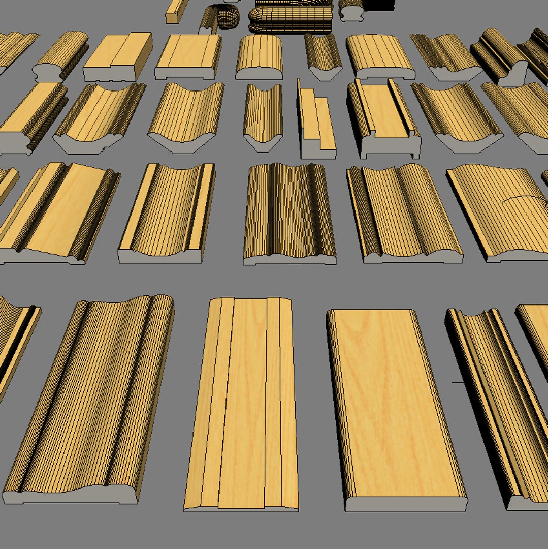 3d Wooden Elements Wood