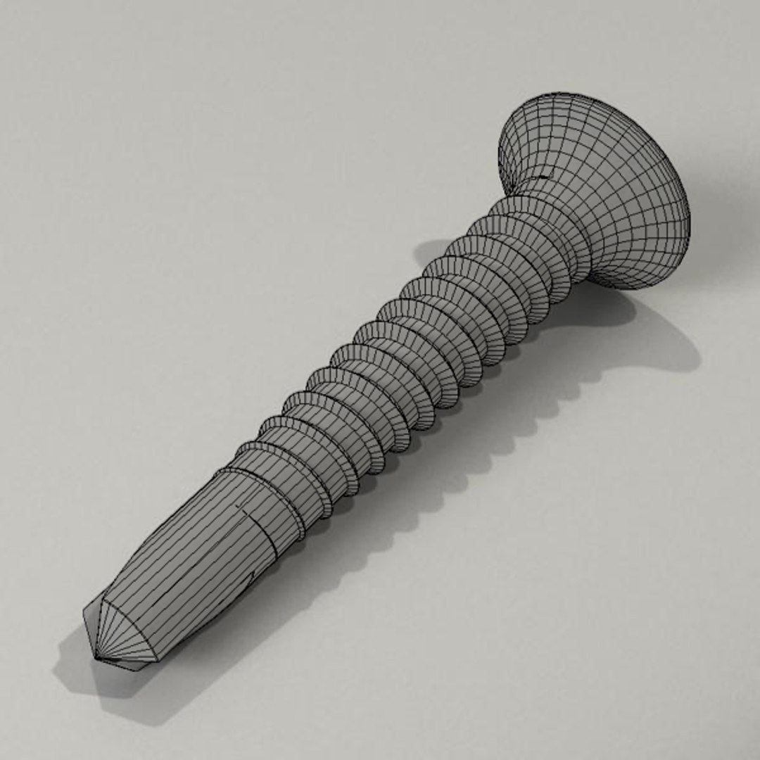 Screw model - TurboSquid 577544