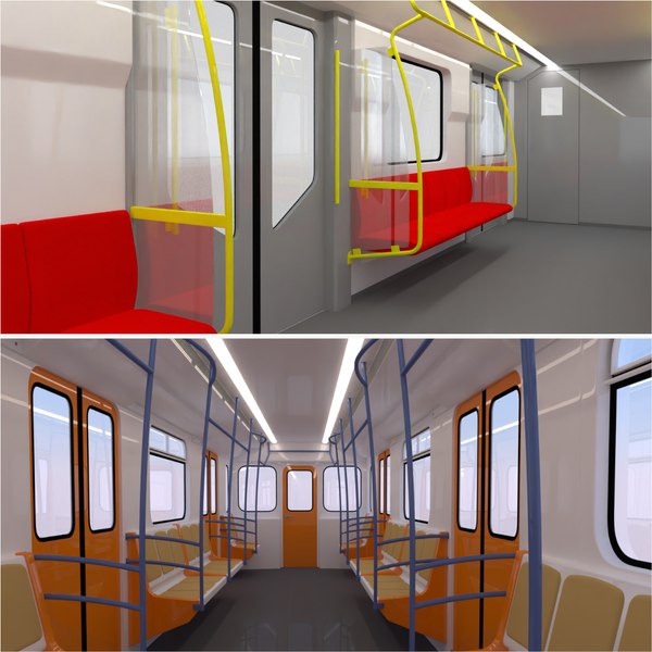 Los angeles metro train 3D model - TurboSquid 1560797