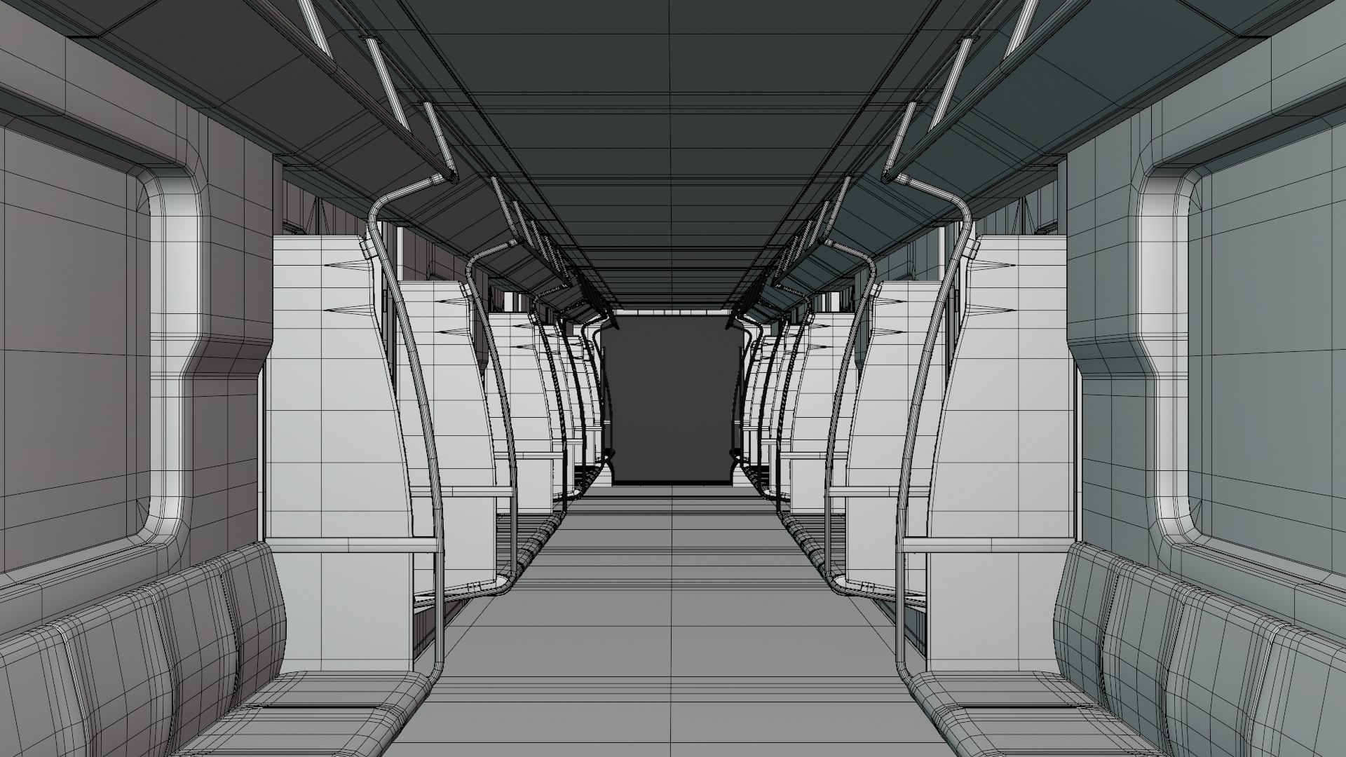 Modern and older metro interiors 3D model - TurboSquid 2028061