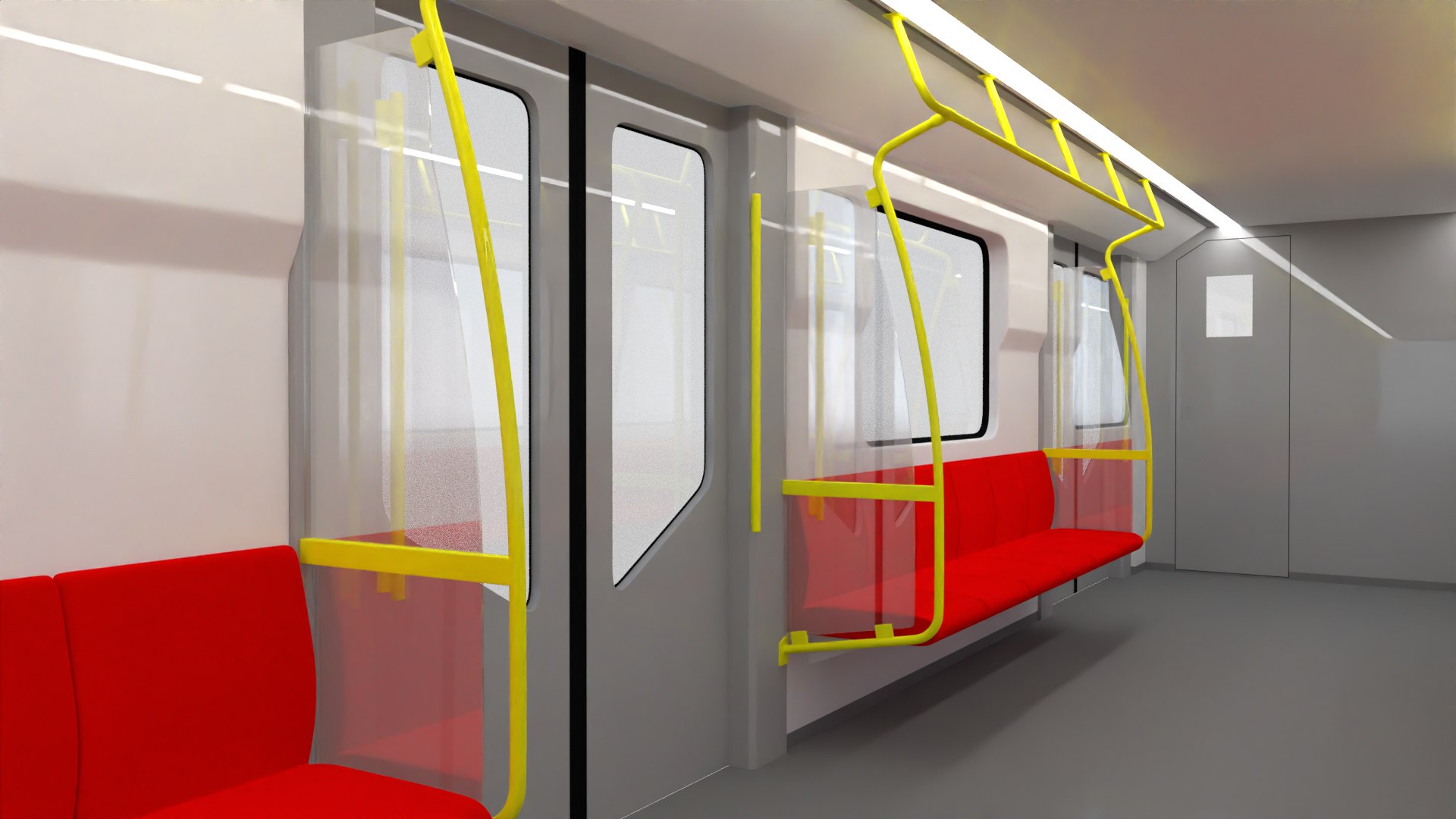 Modern and older metro interiors 3D model - TurboSquid 2028061