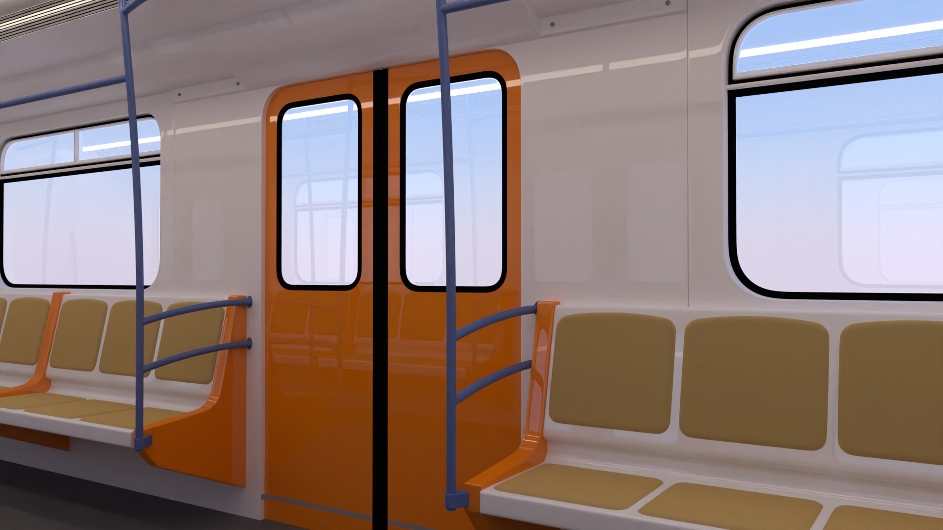 Modern and older metro interiors 3D model - TurboSquid 2028061