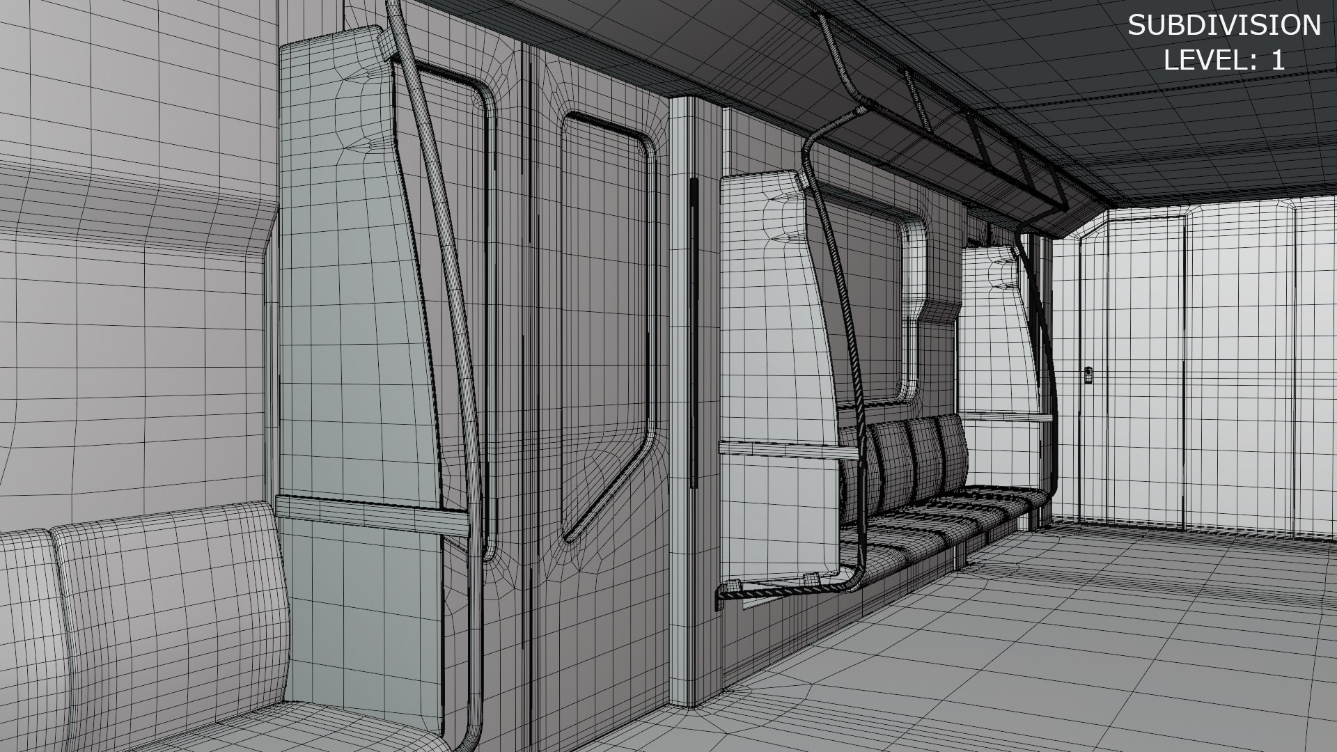 Modern and older metro interiors 3D model - TurboSquid 2028061