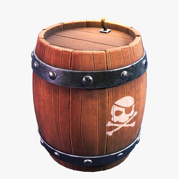 Stylized Gunpowder Keg model - TurboSquid 1839805