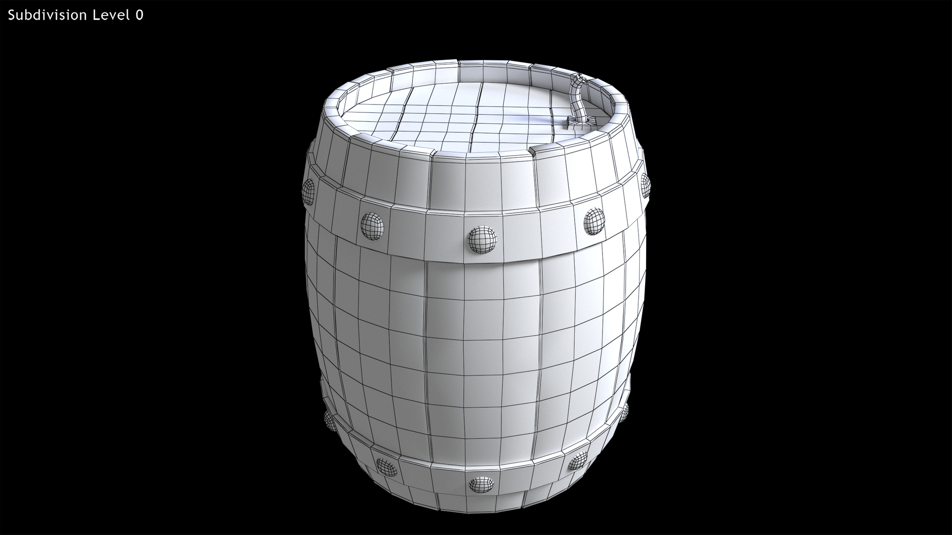 Stylized Gunpowder Keg model - TurboSquid 1839805