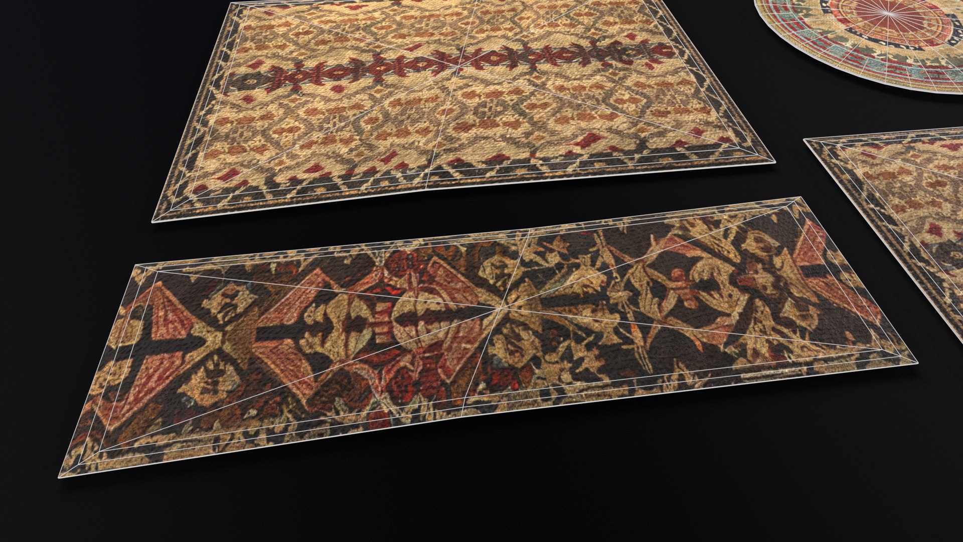 3D Japanese Rugs - TurboSquid 2222769