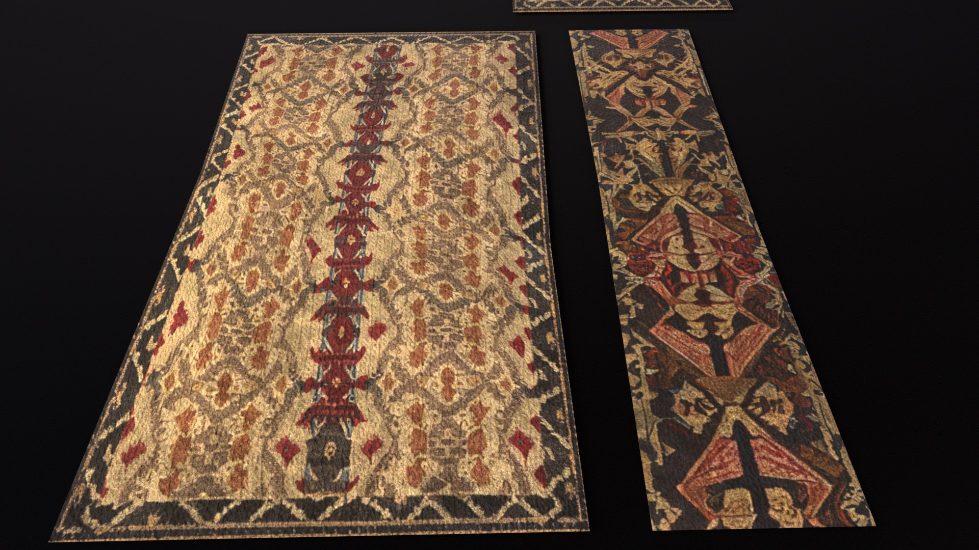 3D Japanese Rugs - TurboSquid 2222769