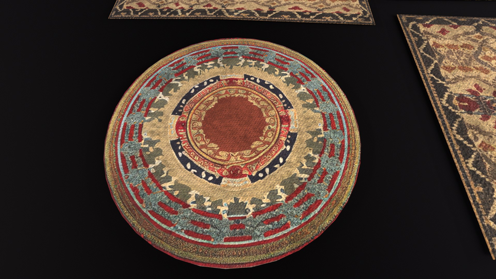 3D Japanese Rugs - TurboSquid 2222769