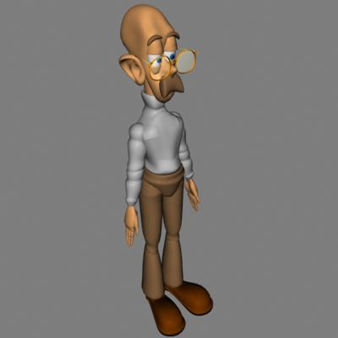 3d Man Cartoon Character