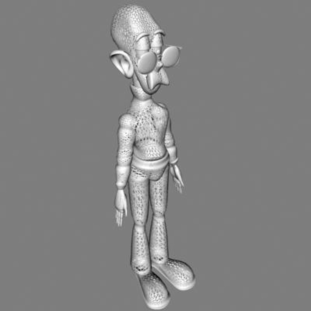 3d Man Cartoon Character
