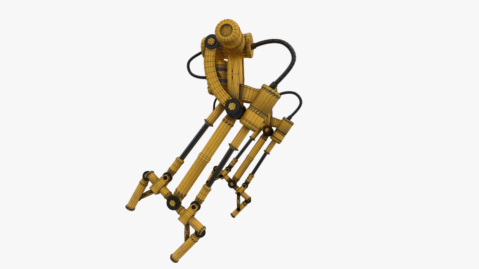 Sci fi construction mech 3D model - TurboSquid 1376553