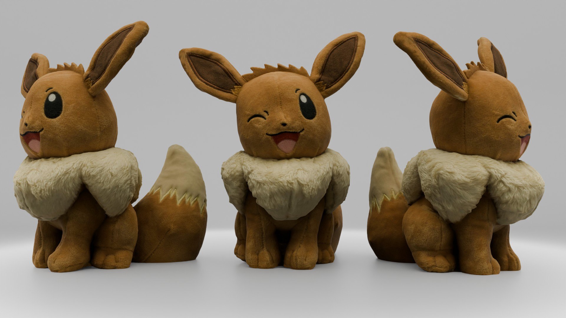 Eevee Plushie 3D - TurboSquid 2319243
