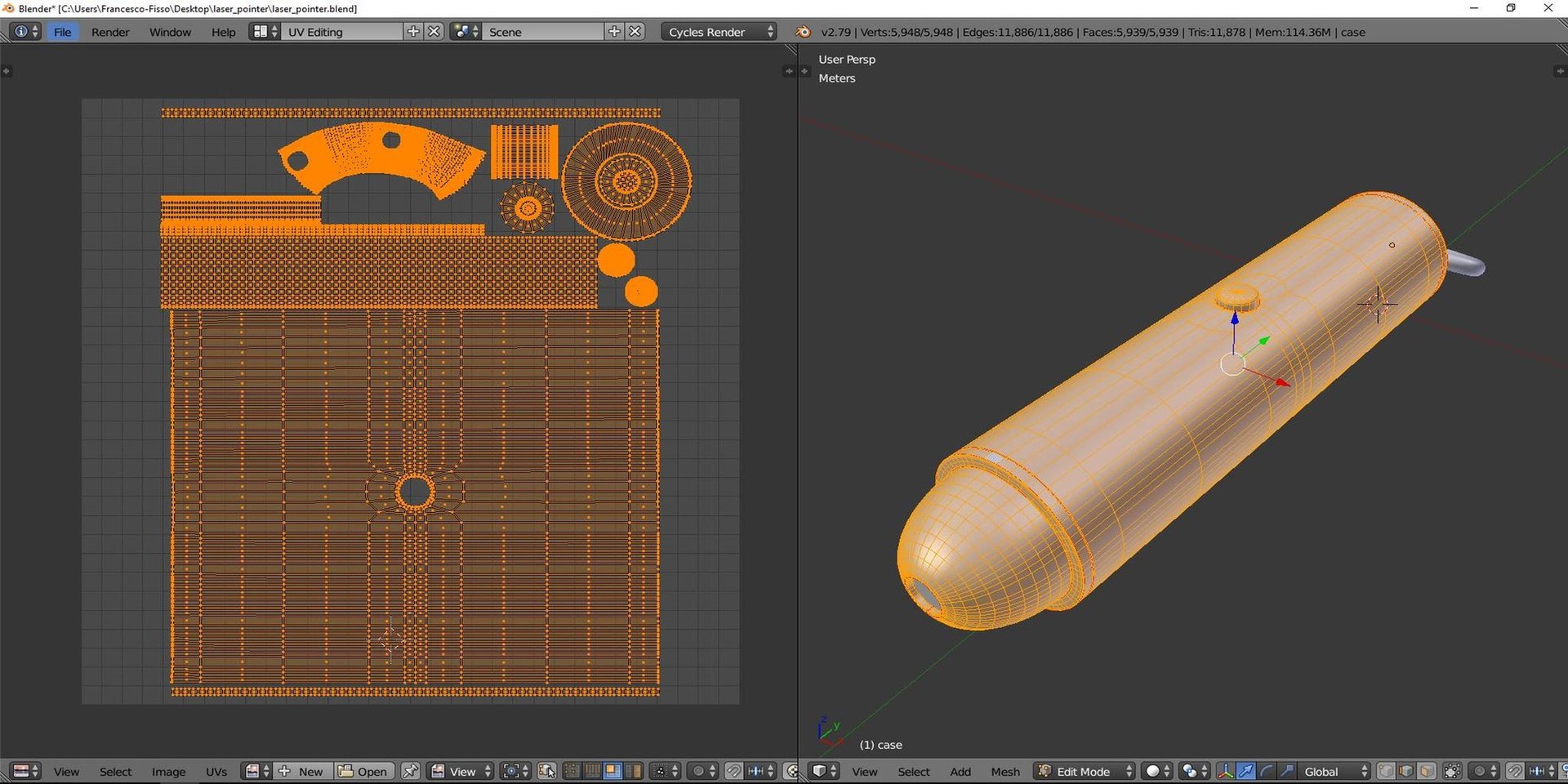 Laser Pointer 3D Model - TurboSquid 1399711