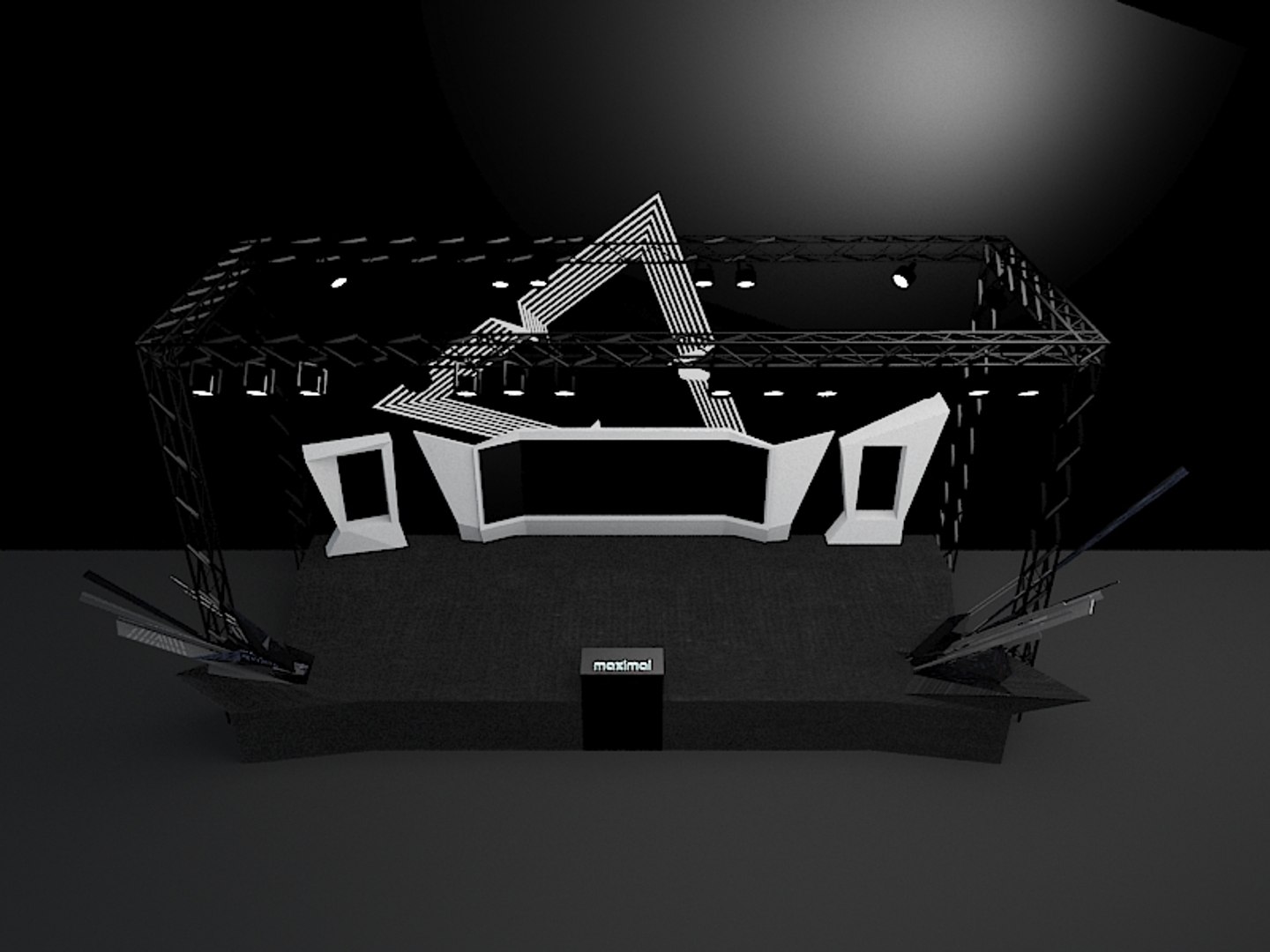 Stage 3D Model - TurboSquid 1197679