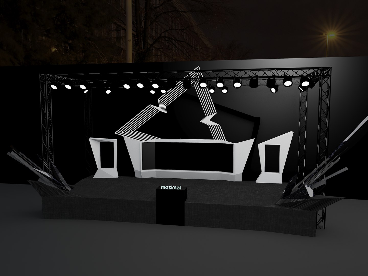 Stage 3D Model - TurboSquid 1197679