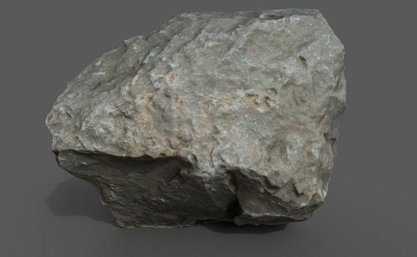 Small grey rock 3D model - TurboSquid 1358812