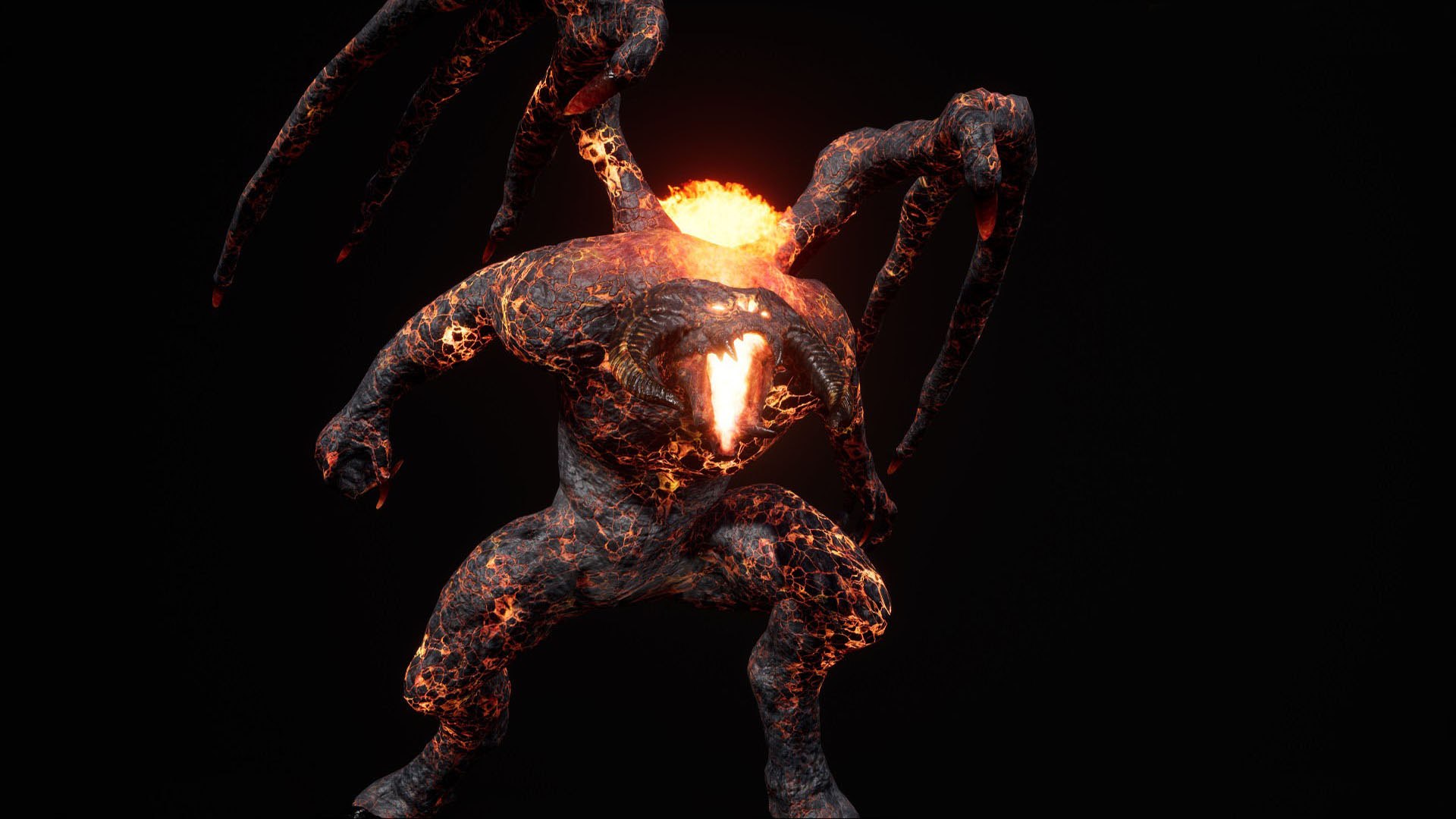 3D Hell Demon Guard - TurboSquid 2442835