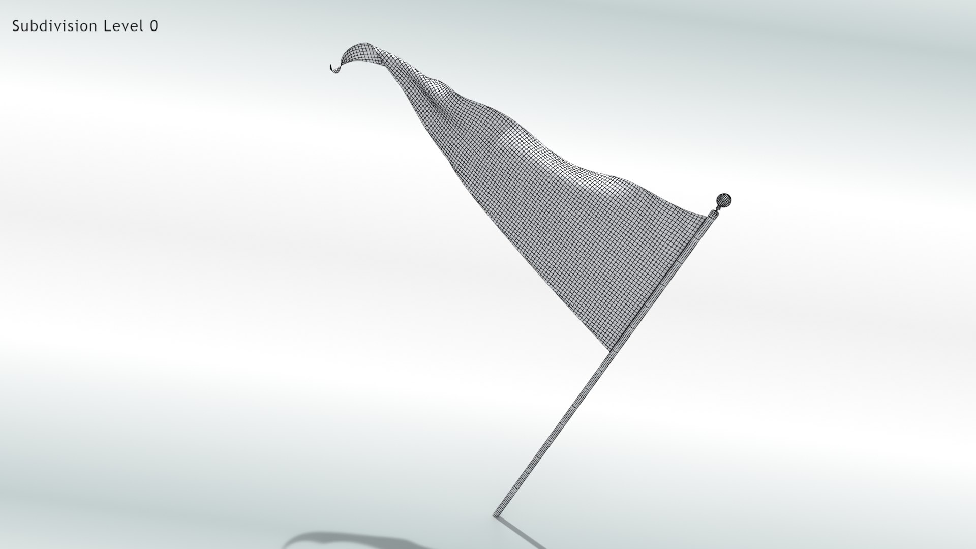 3D Flag Tri Model - TurboSquid 1688620