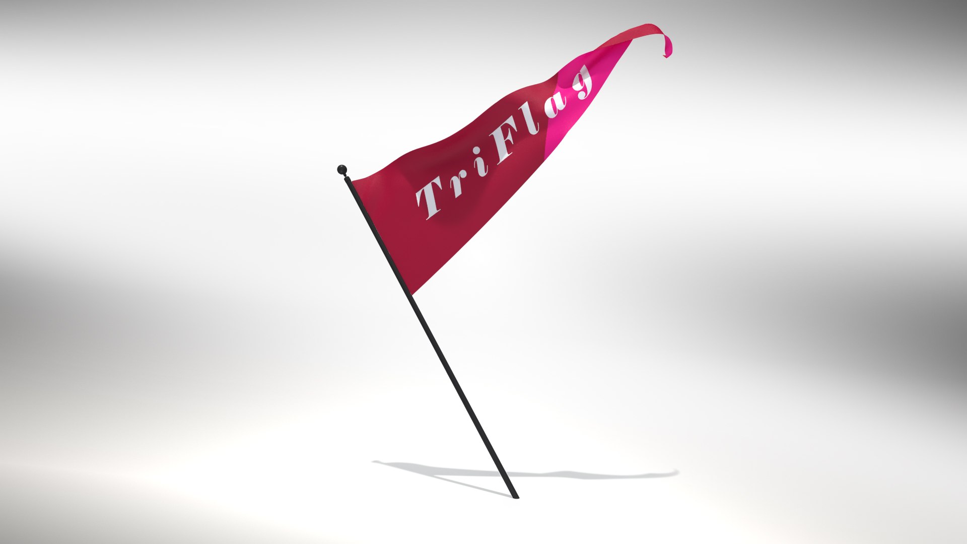 3D Flag Tri Model - TurboSquid 1688620