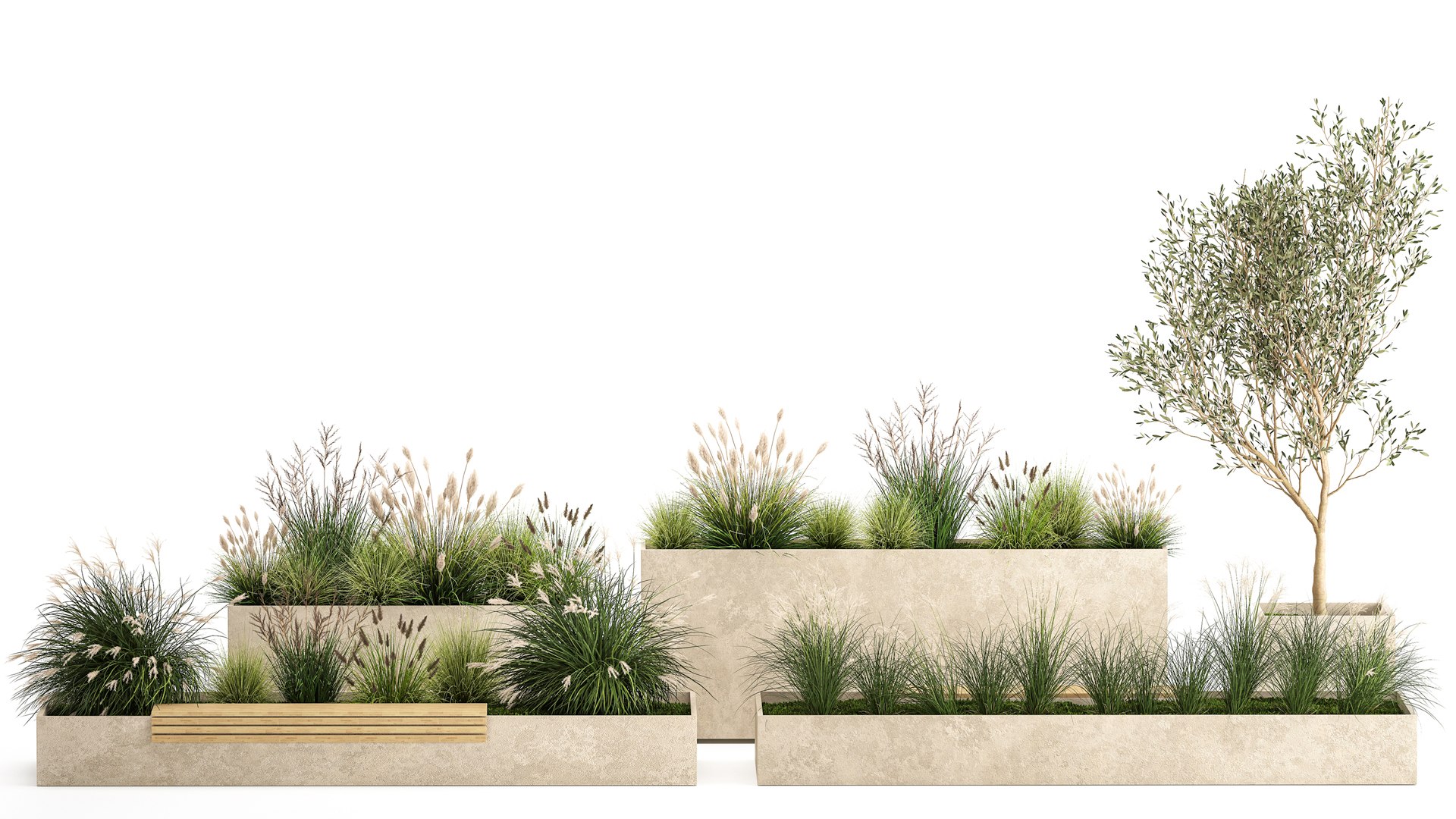 Bushes For Landscaping And Urban Environments 1141 3D model ...
