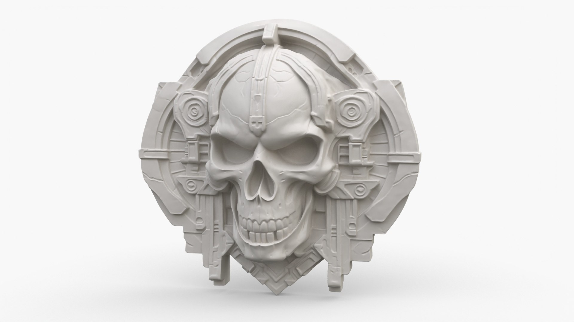 3D Techno Totem Skull 3 - TurboSquid 2204511