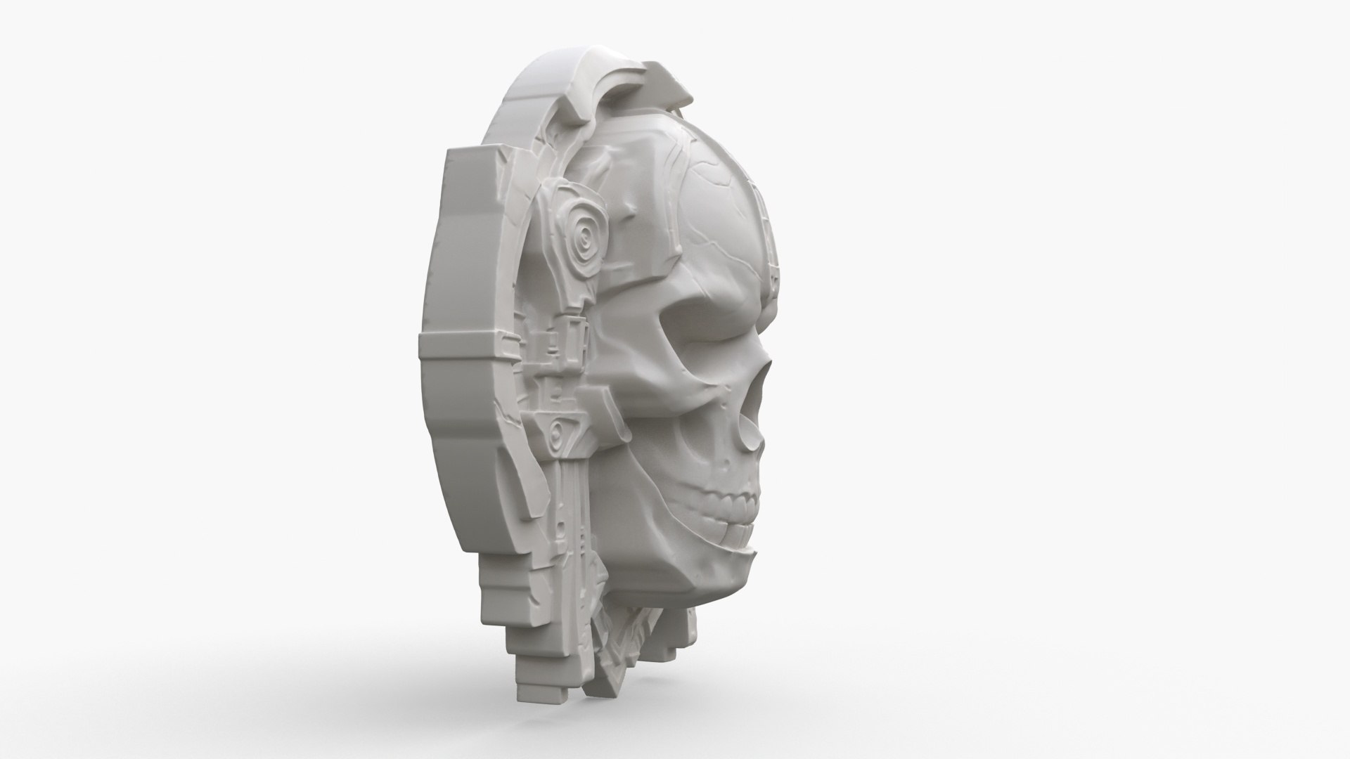 3D Techno Totem Skull 3 - TurboSquid 2204511