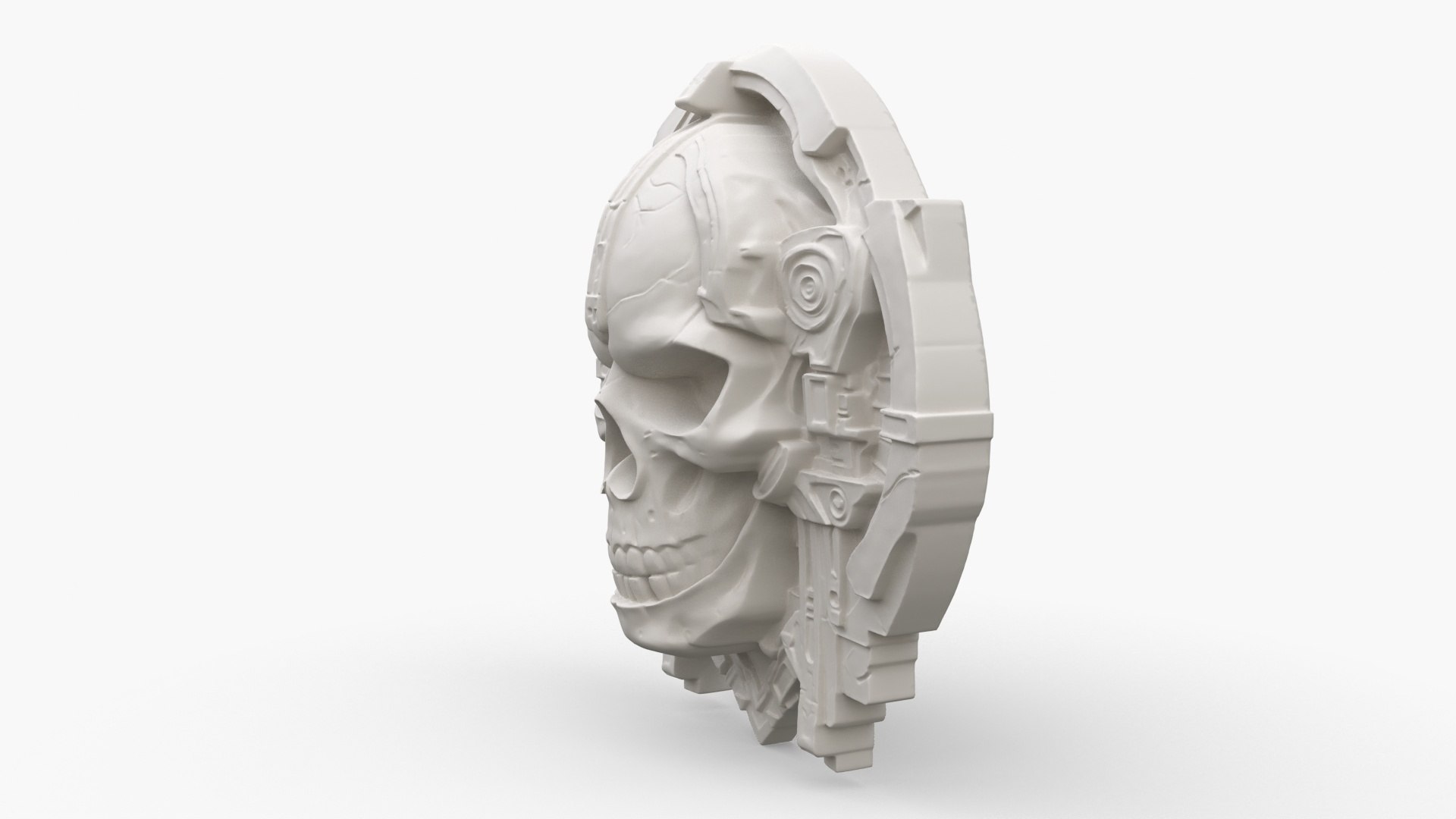 3D Techno Totem Skull 3 - TurboSquid 2204511