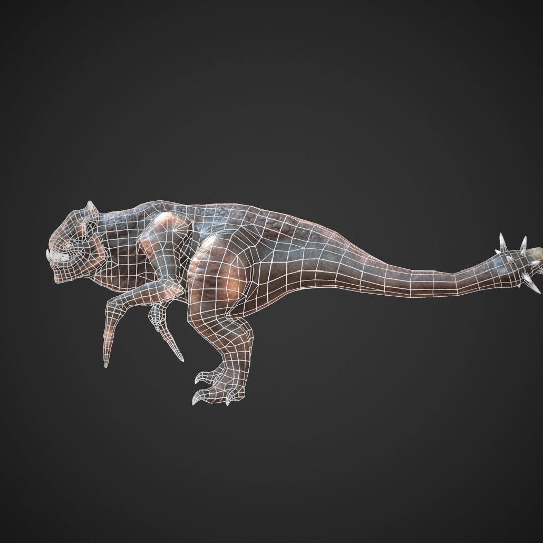 3d model character creature pangolin