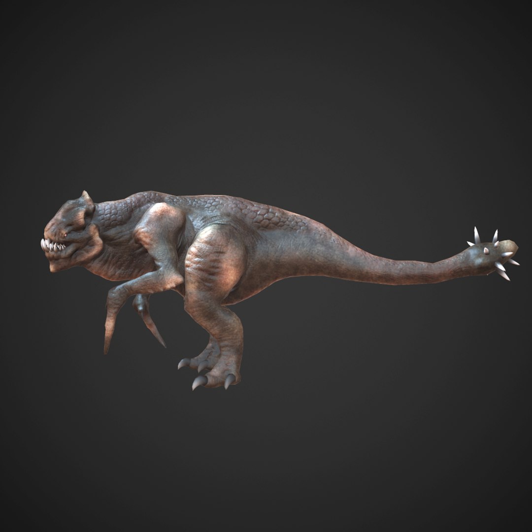 3d model character creature pangolin
