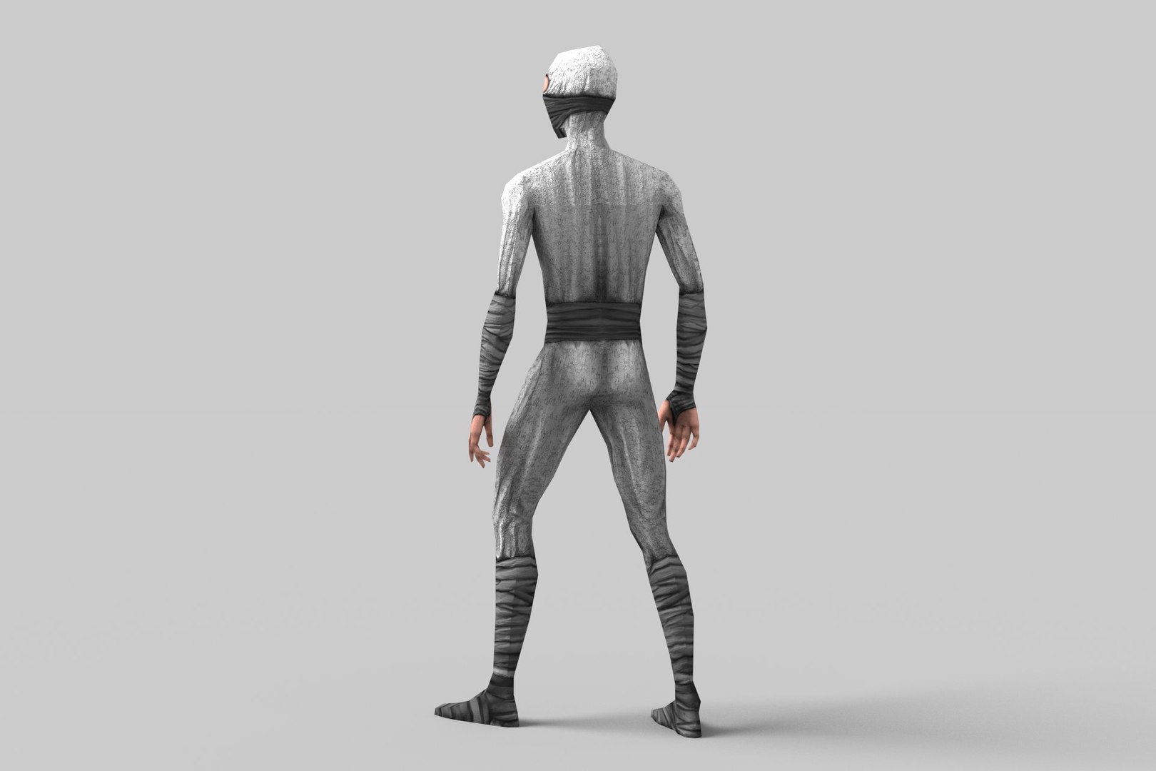 Ninja Gray 3D Model - TurboSquid 1716673