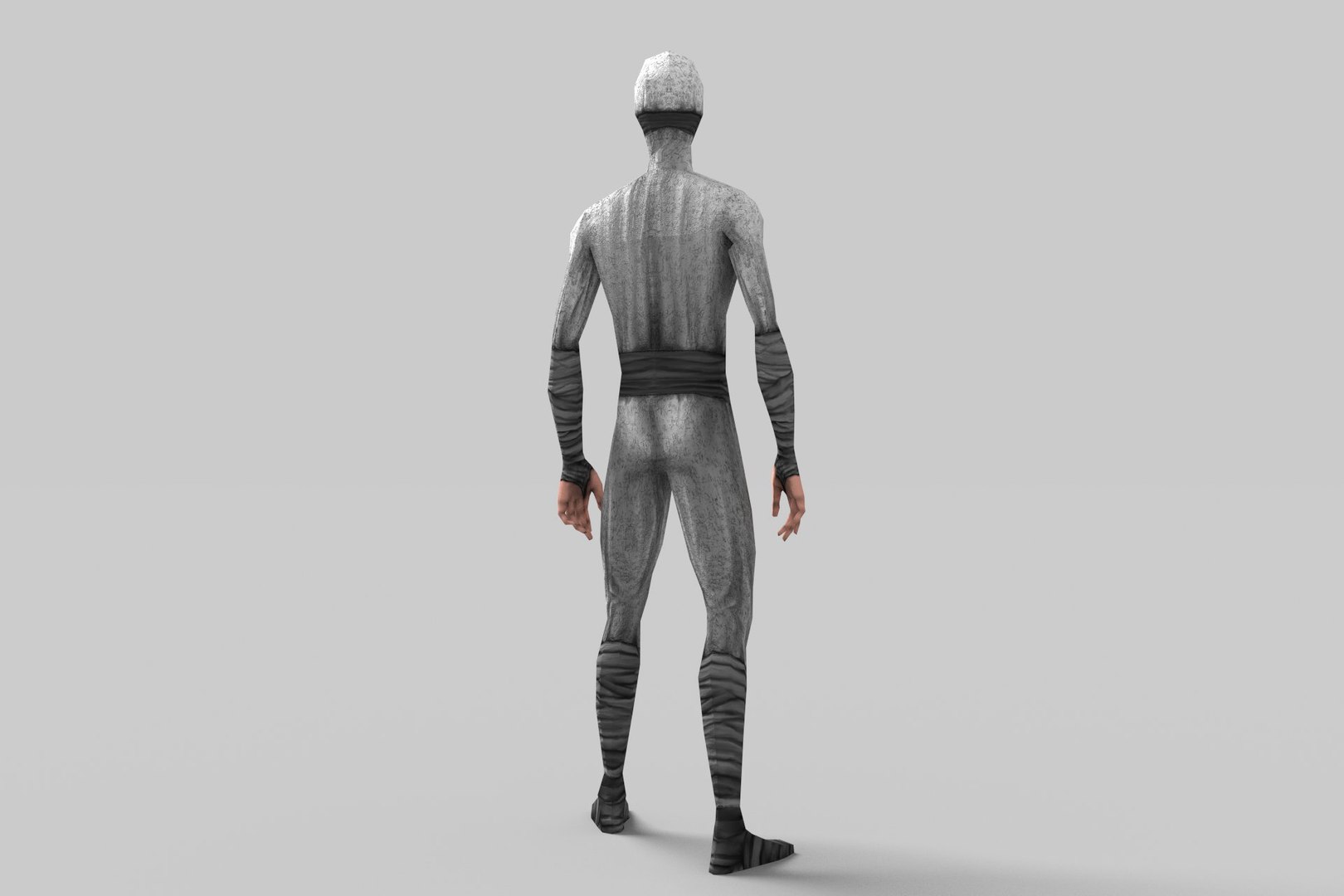 Ninja Gray 3D Model - TurboSquid 1716673