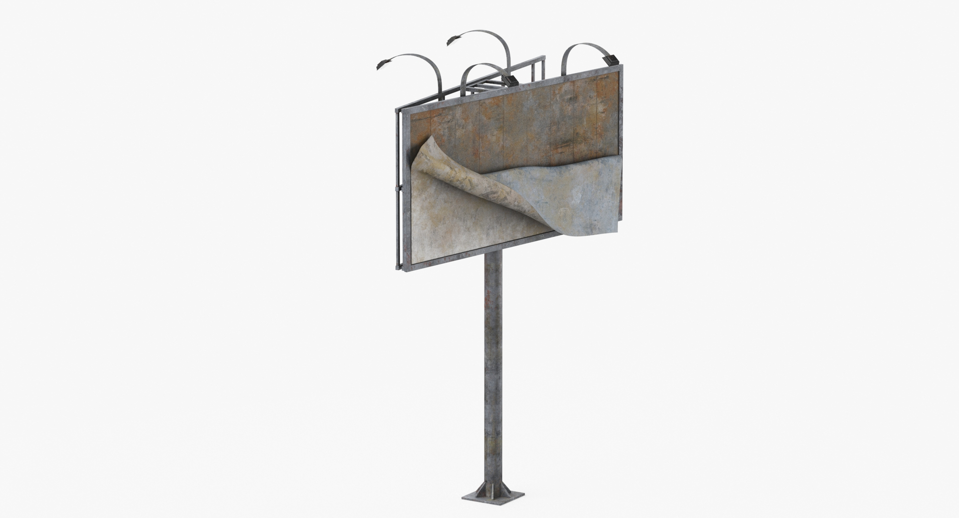Regular Billboard 07 Damaged Model - TurboSquid 1893500